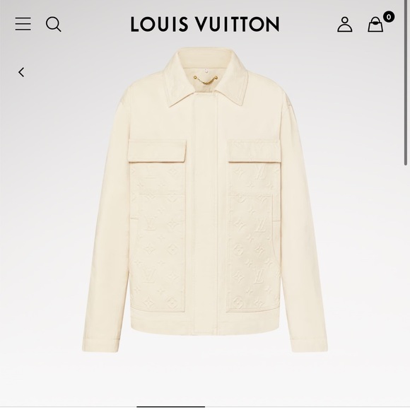 Louis Vuitton | Jackets & Coats | Louis Vuitton Lv Monogram Workwear ...